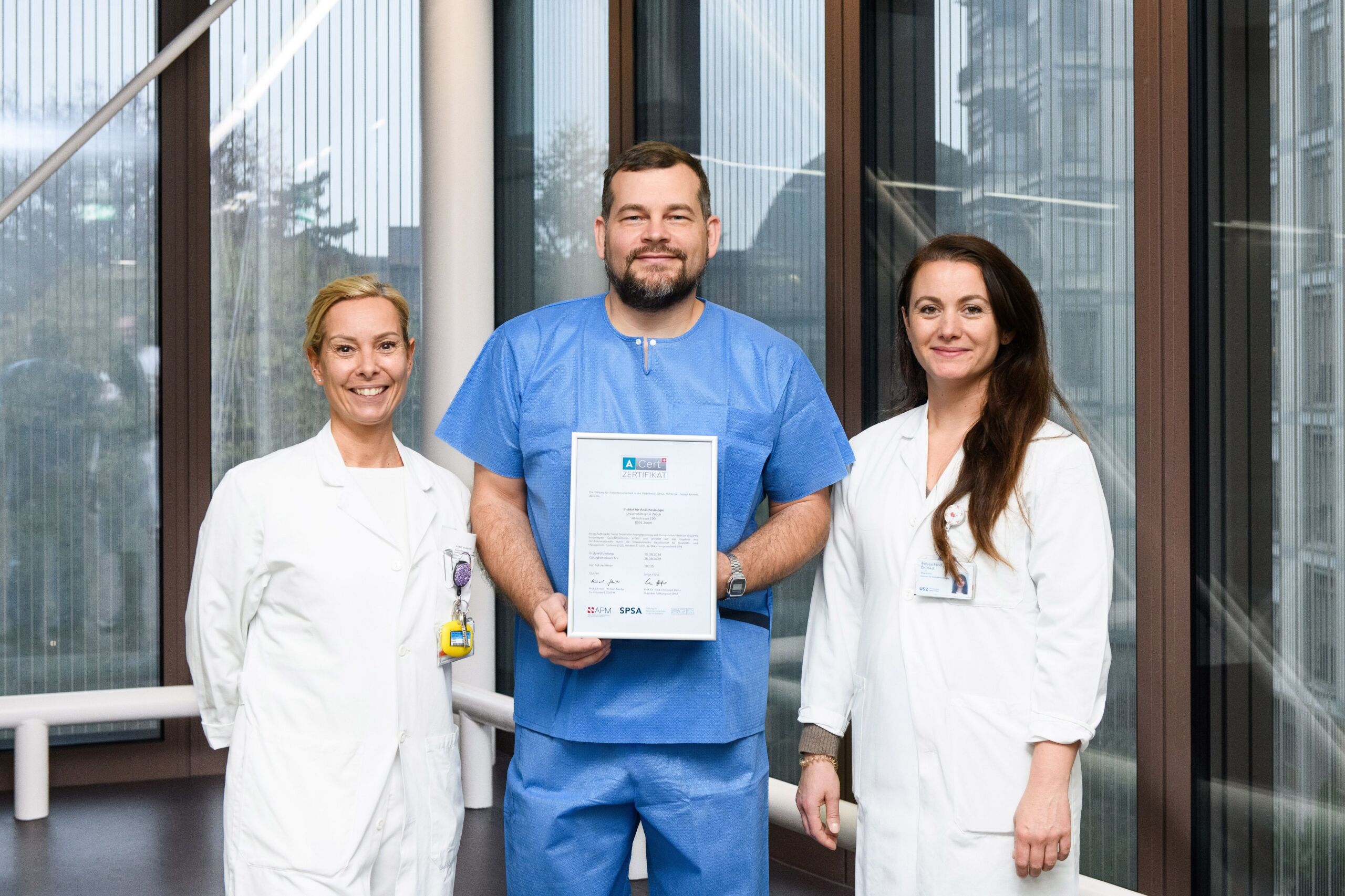 Universitätsspital Zürich setzt Massstäbe in Patientensicherheit in der ...