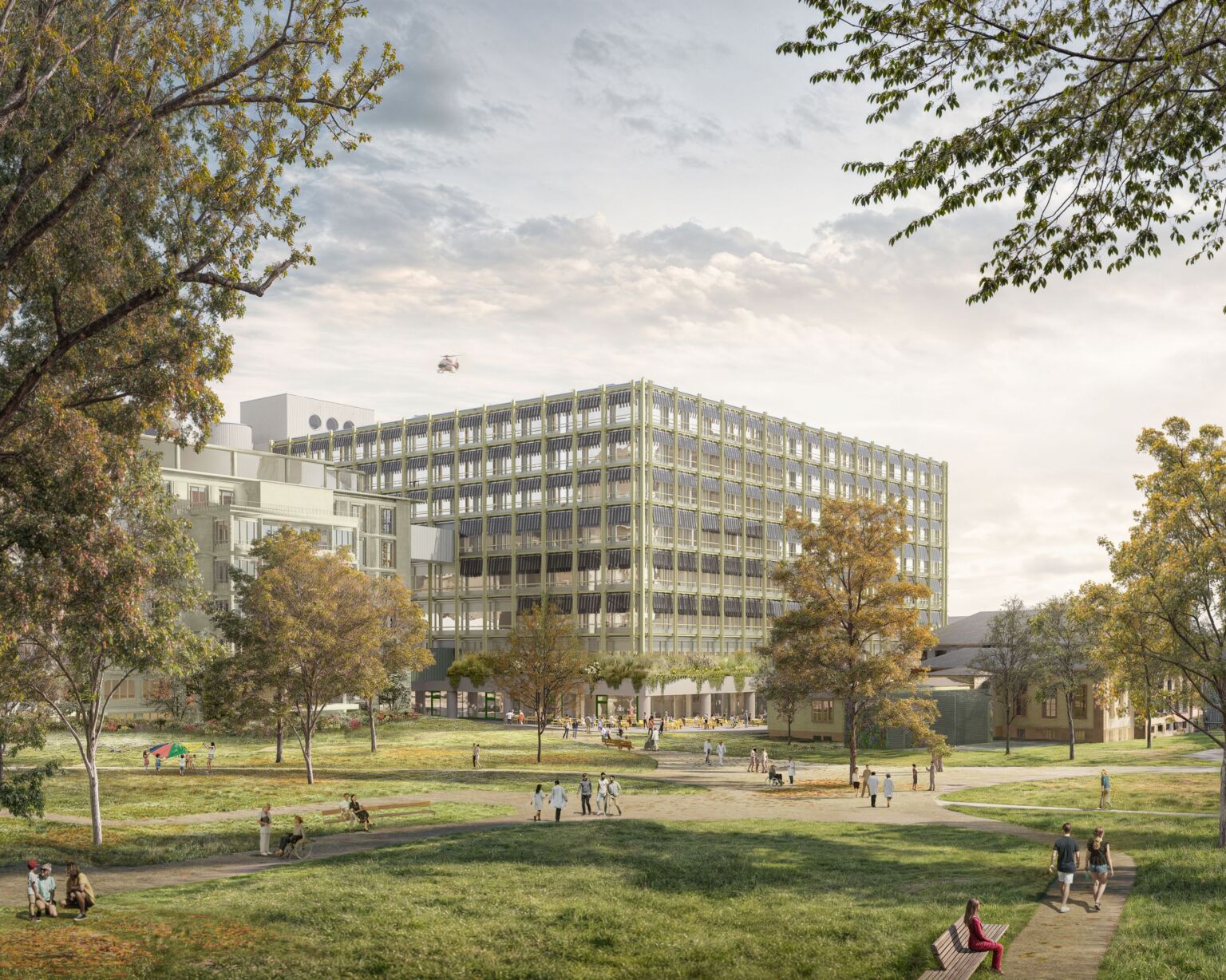 New building USZ Campus MITTE1|2 – USZ